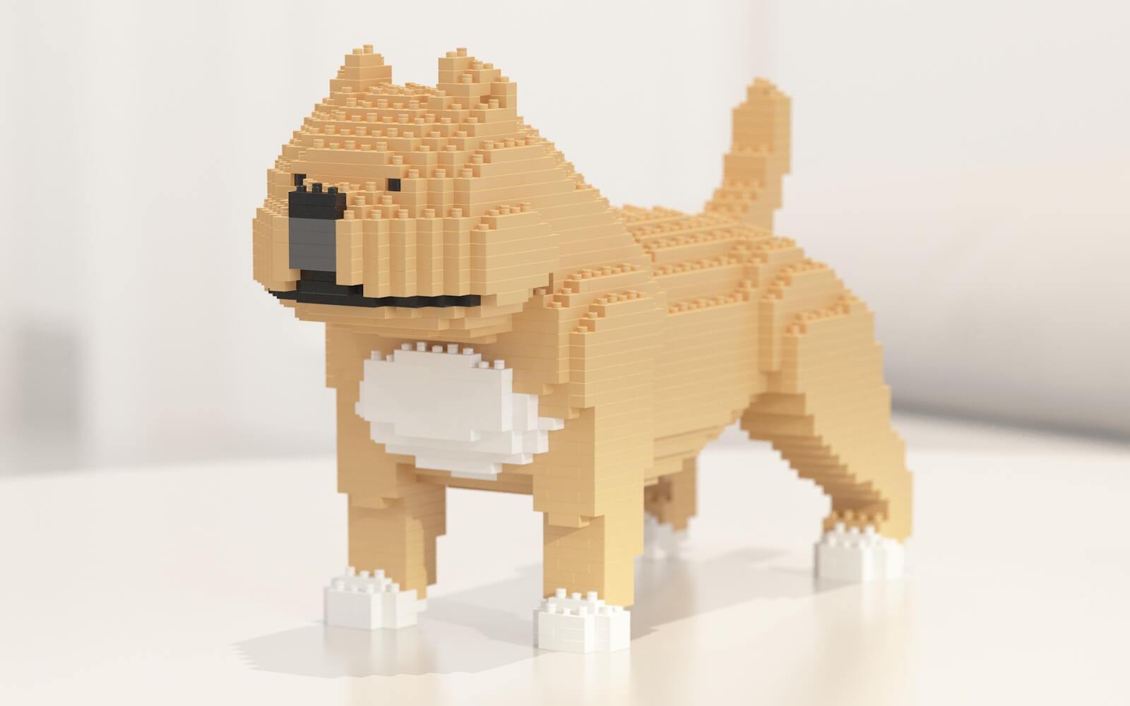 American Bully Dog Building Set – LAminifigs