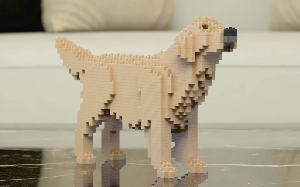 Golden Retriever Dog Building Sets, Brick Paintings, Pencil Cups ...