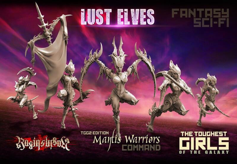 Mantis Warriors - Command Group – LAminifigs