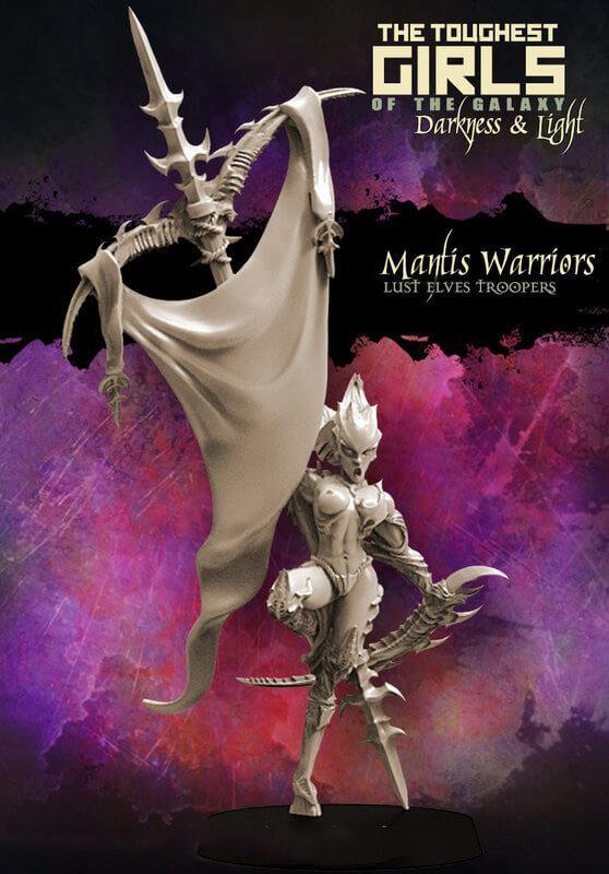 Mantis Warriors - Command Group – LAminifigs