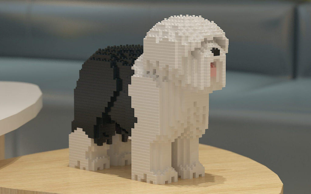 Old English Sheepdog Dog Building Set – LAminifigs