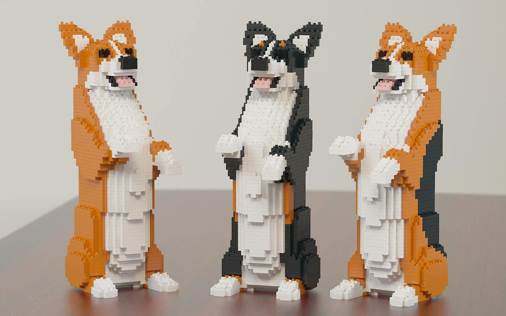 Welsh Corgi Dog Building Set – LAminifigs