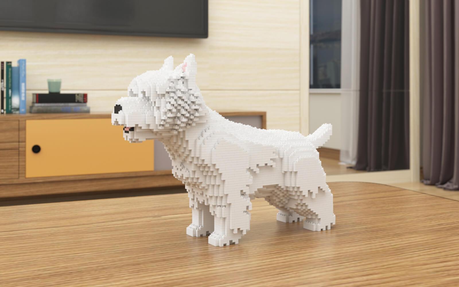West Highland White Terrier Dog Building Set – LAminifigs