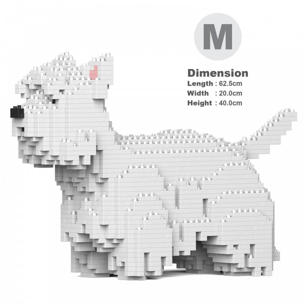 West Highland White Terrier Dog Building Set – LAminifigs